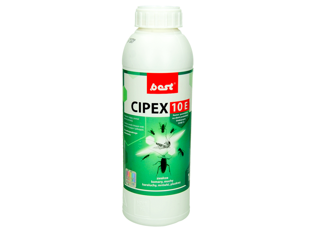 Cipex 10 E Best-Pest. Oprysk na komary, muchy, karaluchy, mrówki, pluskwy.